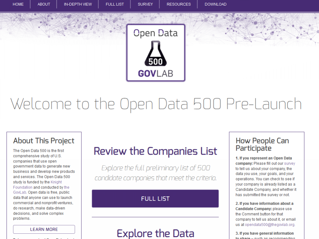 The GovLab @ NYU Releases Preview of the First Comprehensive Study of ...